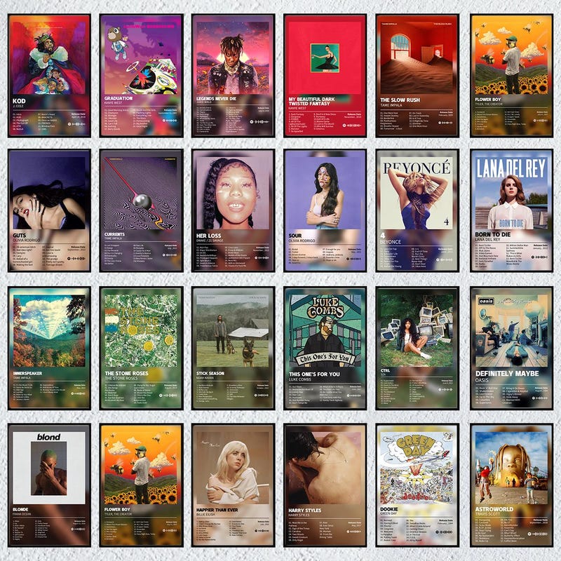 Album Cover Posters - Etsy