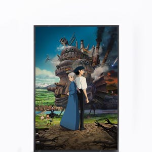 Custom Cartoon Film Poster, Anime Movie Poster, Japanese Movie, Wall ...