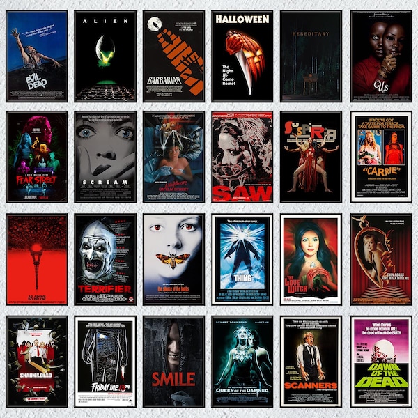 Horror Movie Poster - Etsy