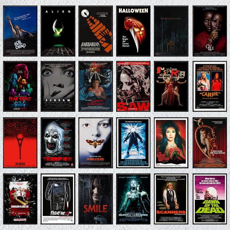 Horror Movie Poster - Etsy