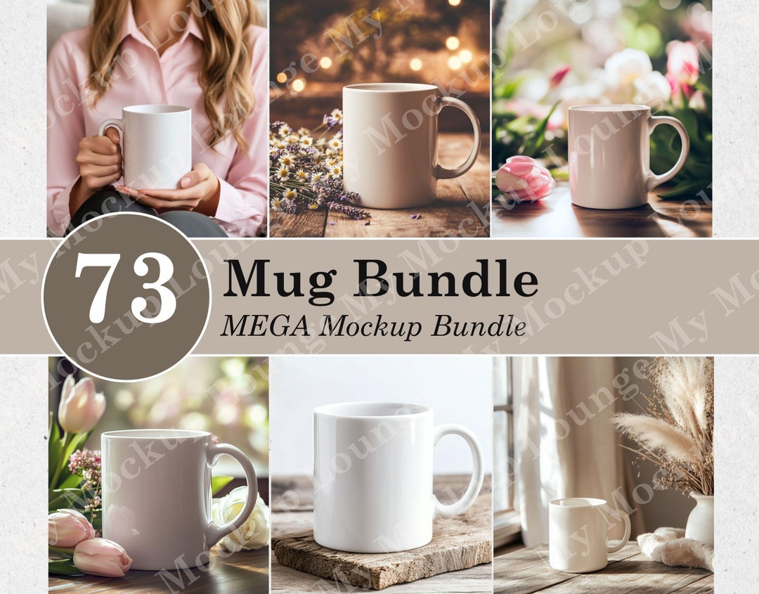 70+ Boho Mug Mockup Boho White Mug Mockup Coffee Cup Mockup Aesthetic ...