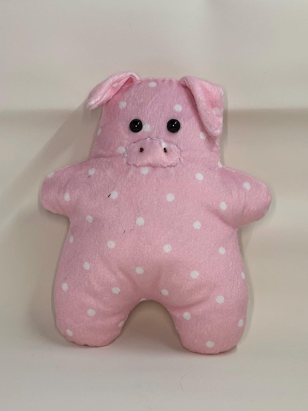 Pretty Piggies - Pink Polka Dot Piggy - Etsy