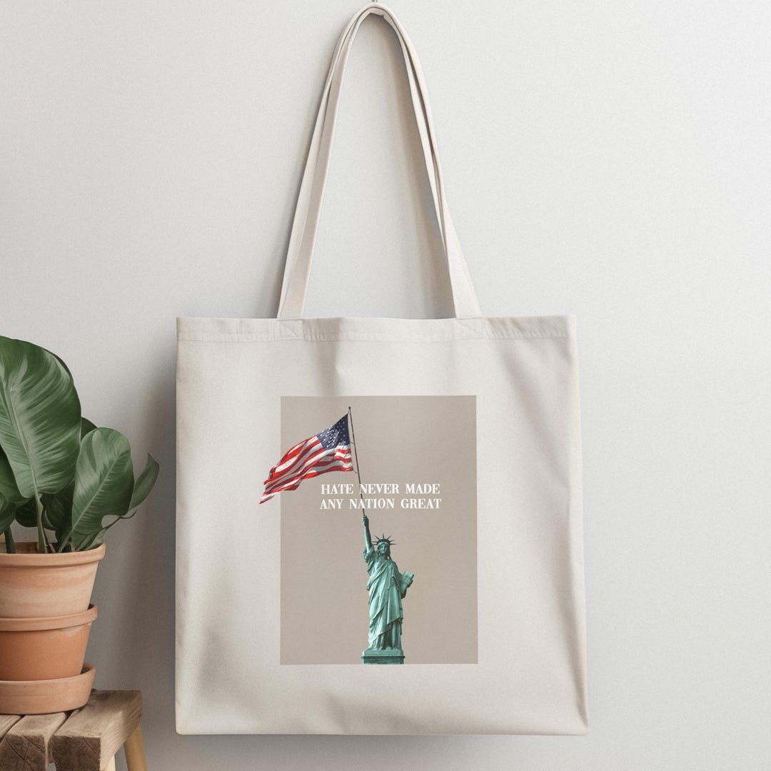 Political Protest Canvas Tote Bag: Election 2024 Eco-friendly Design - Etsy