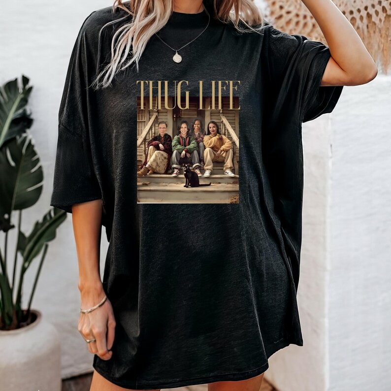 Camiseta Thug Life Kamala Harris 2024 Para El Pueblo Dtf Transfer ...