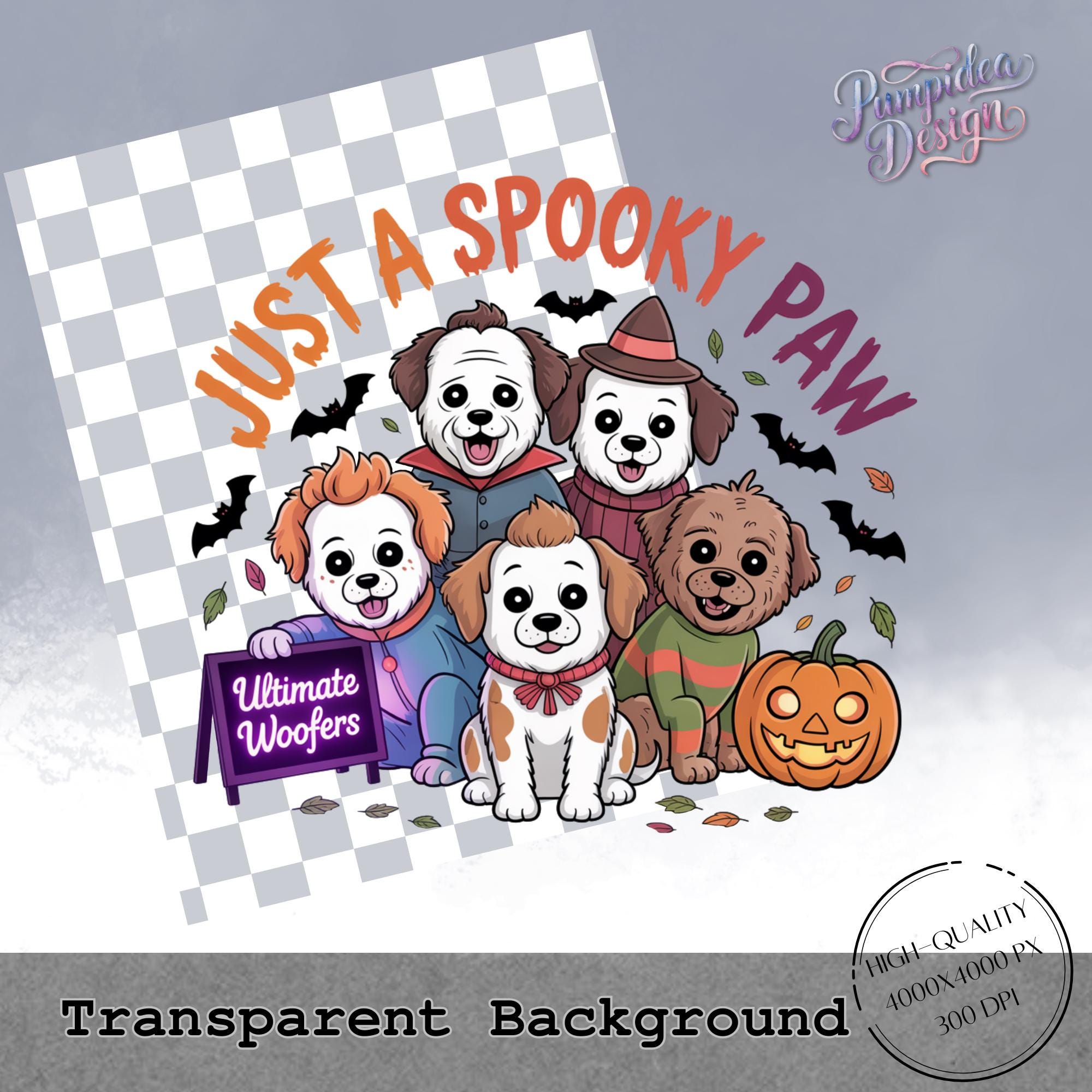 Halloween Dog Clipart Bundle, Spooky Puppy Costume PNG - Etsy