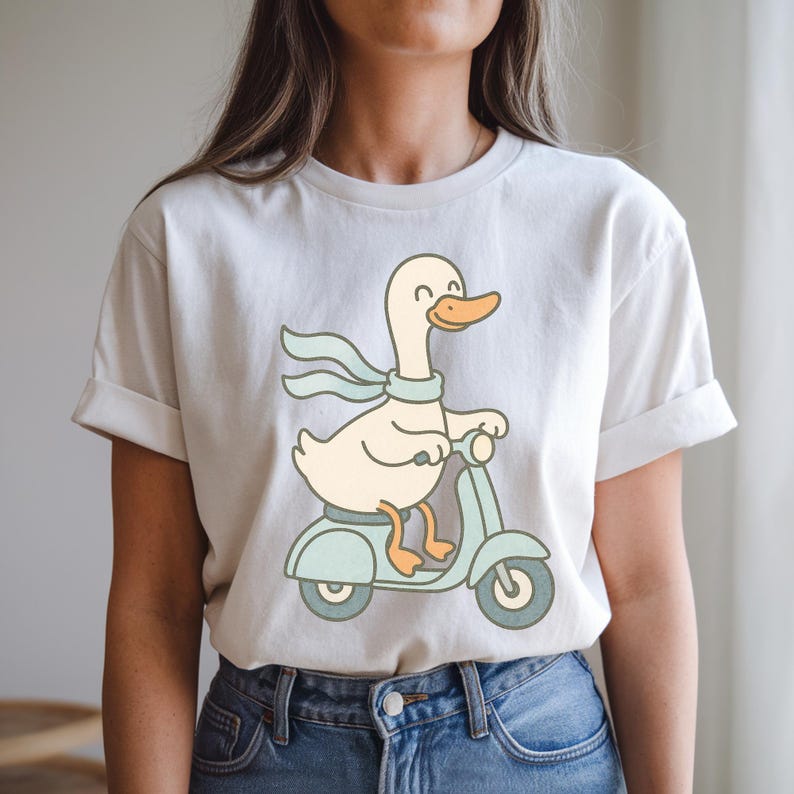 Funny Silly Goose Clipart Bundle PNG | Cute Goose Quotes Sublimation ...