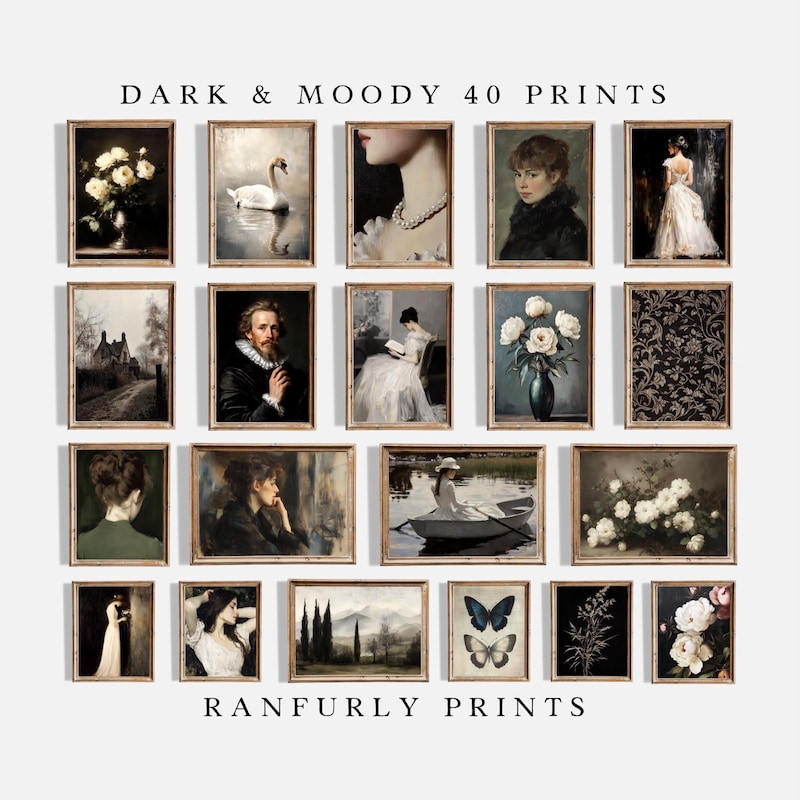 Moody Prints - Etsy