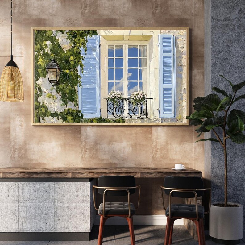 French Window Art Print: Provence Cottagecore Decor (digital Download ...
