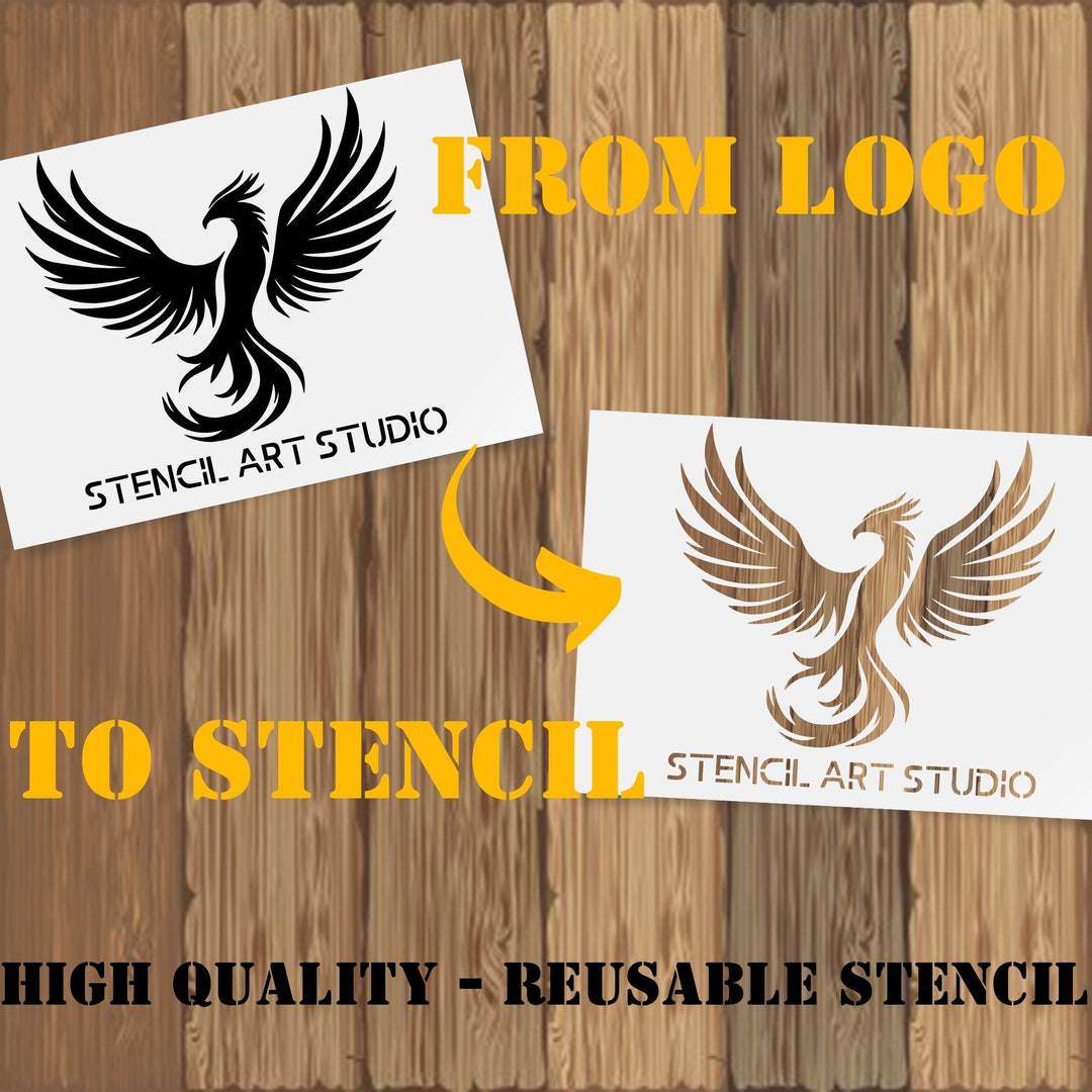 Personalized Logo Stencils Durable Reusable Mylar Transform Your Logo ...