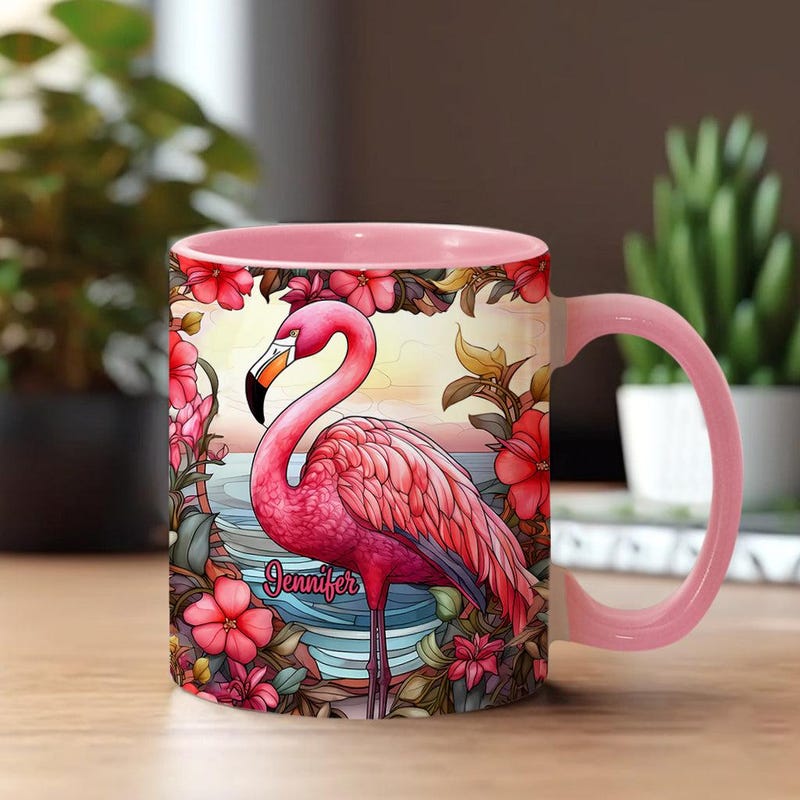 Flamingo Mug - Etsy