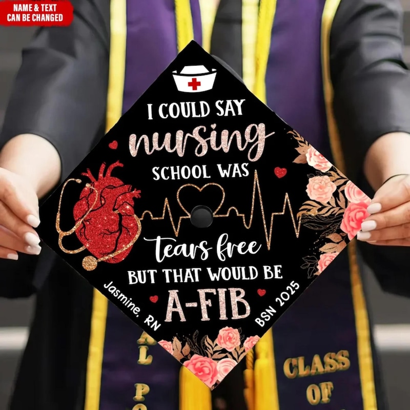 Nursing Graduation Cap - Etsy