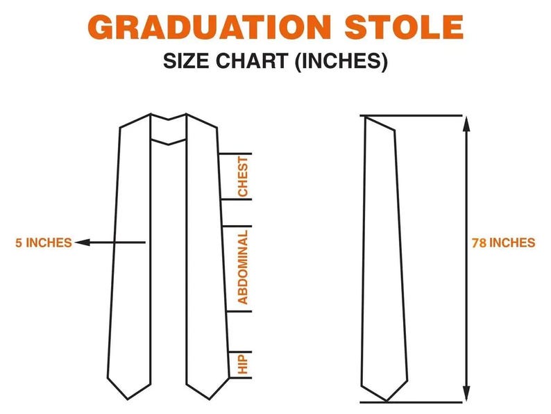 Glitter Graduation Stoles With Photo, Special Graduation Gift ...