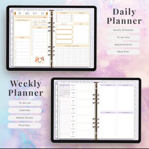 2025 Pastel Digital Planner, Monthly Planner, Weekly Planner, Daily ...