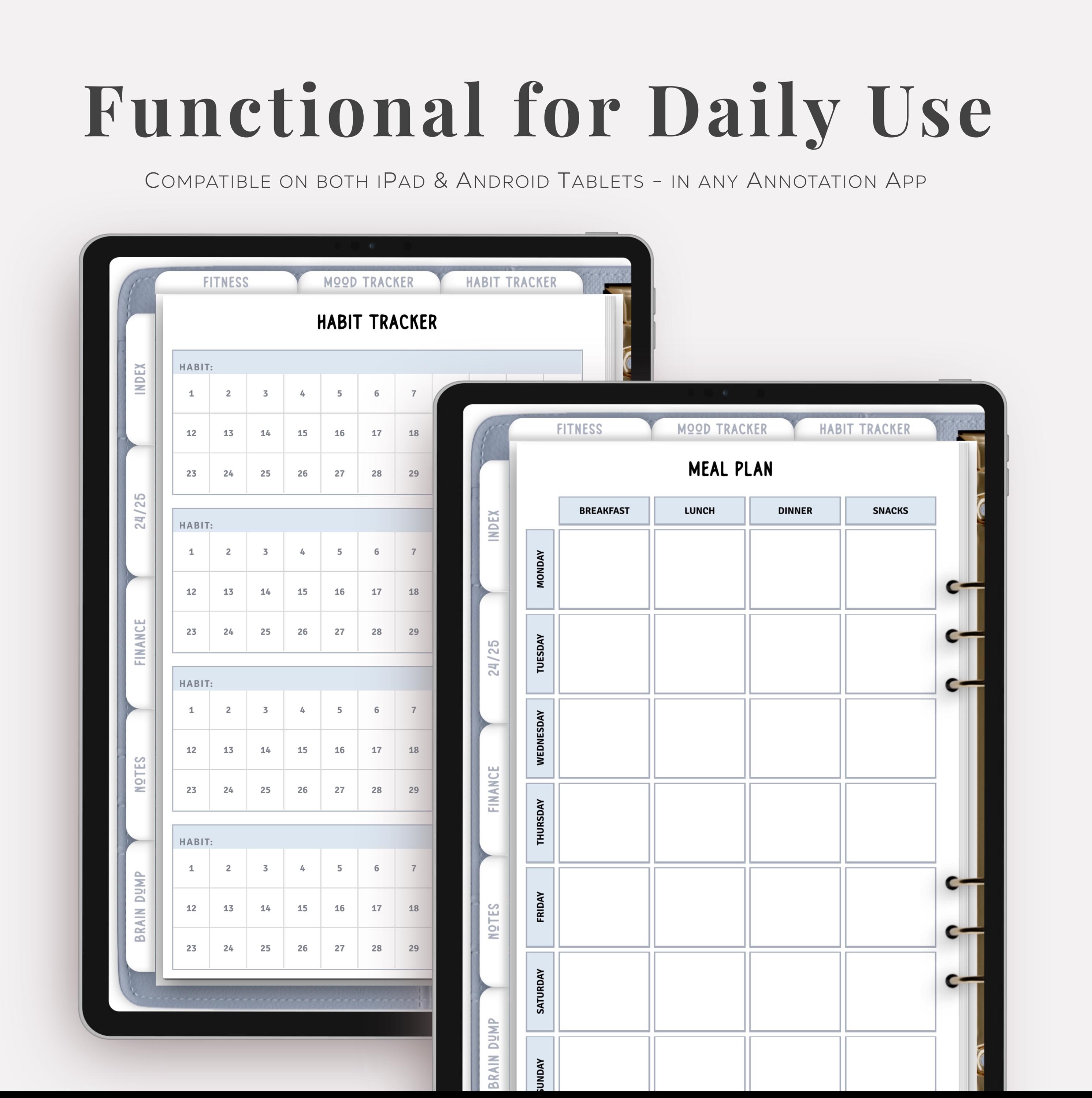 Midyear Digital Planner JULY 2024 JUN 2025 PASTEL MHCA0101 - Etsy