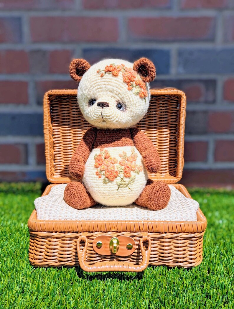 Exclusive Handmade Crochet Panda Bear, Unique Toy and Keepsake, Single Copy Knitting Toy - Etsy