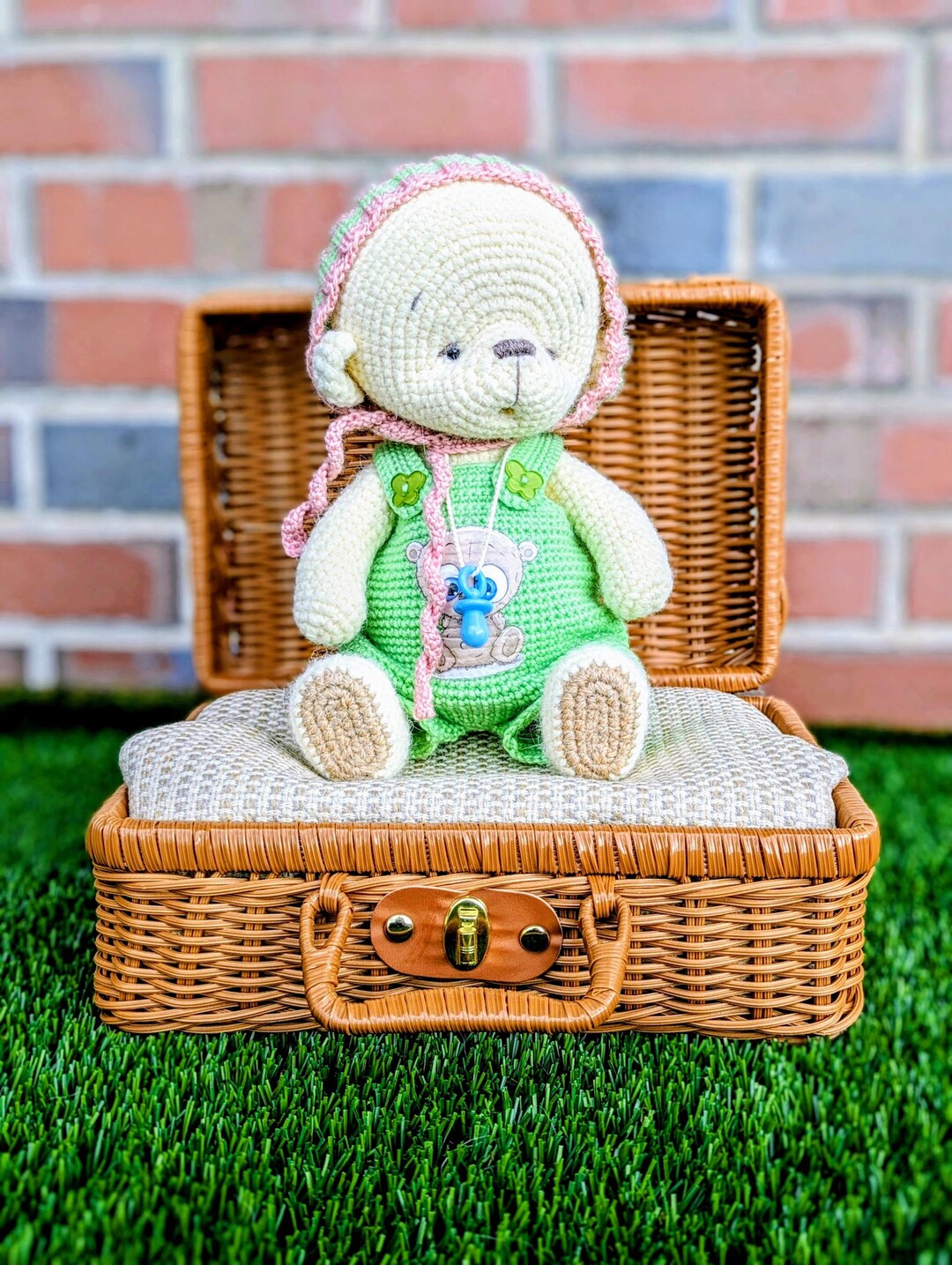 Handmade Baby Bear, Exclusive Crochet Bear, Single Copy Knitting Toy ...