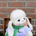 Exclusive Crochet Bunny in a Ram Costume, Single Copy Knitting Toy ...