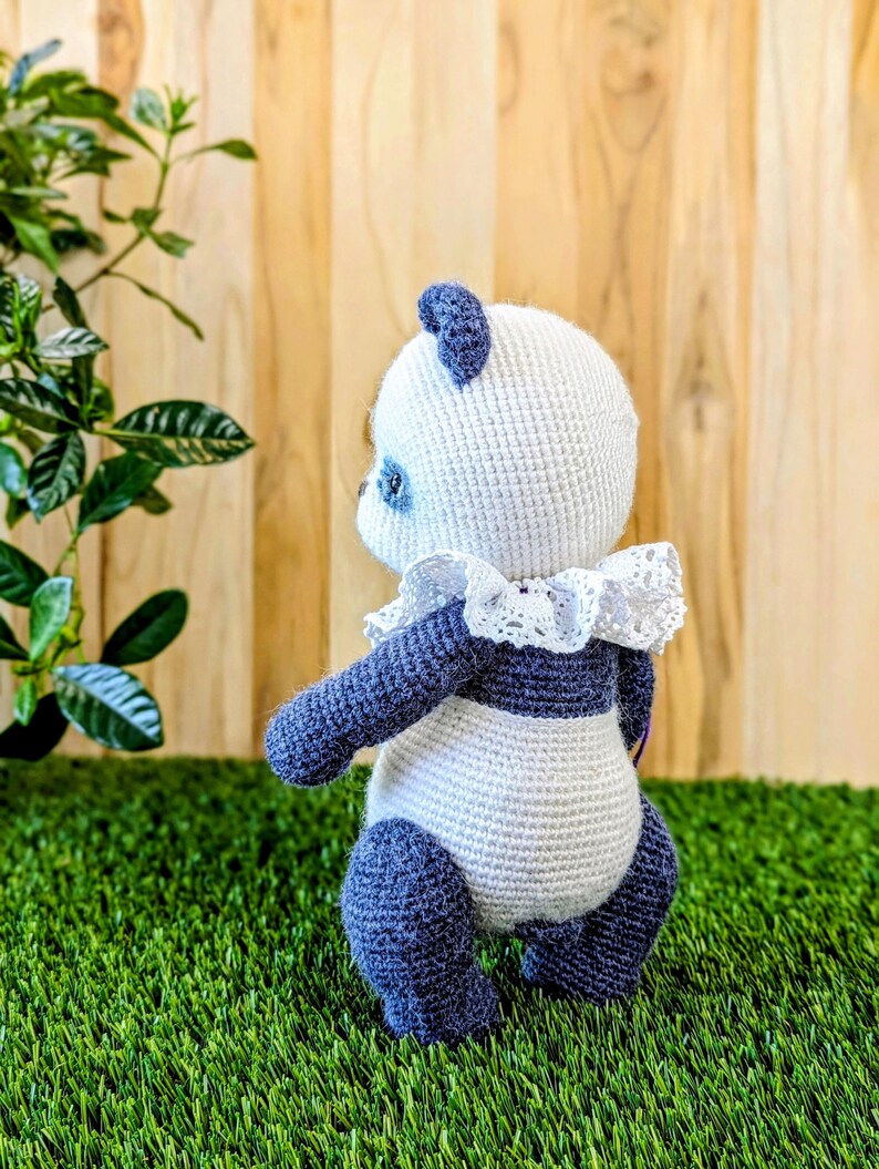 Exclusive Handmade Crochet Panda Bear, Unique Toy and Keepsake, Single Copy Knitting Toy - Etsy