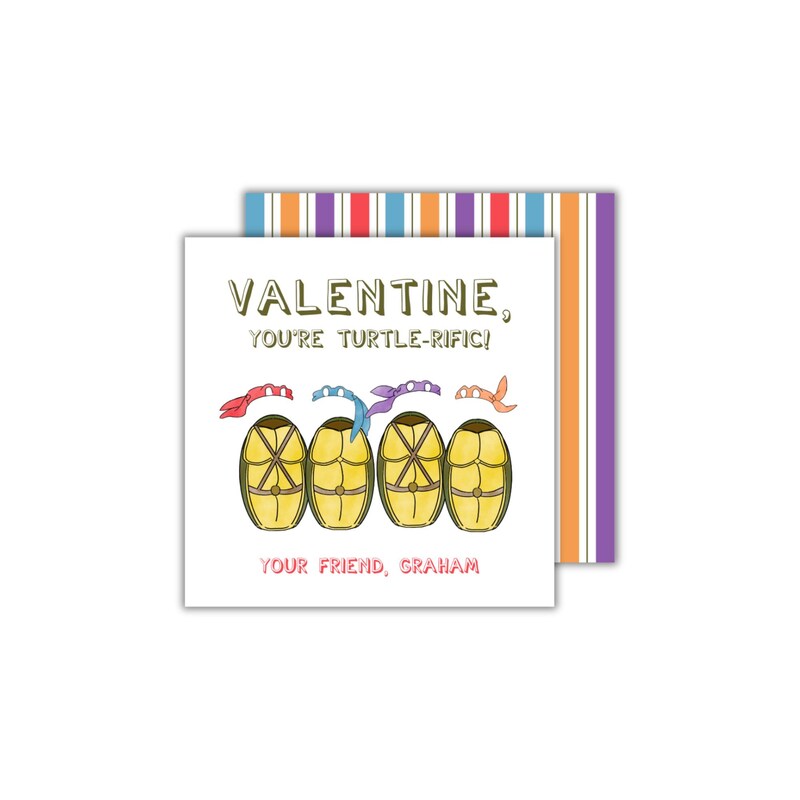 Turtle Valentine - Etsy
