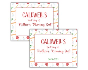 Editable Back to School Sign First Day of School Sign Last Day of ...