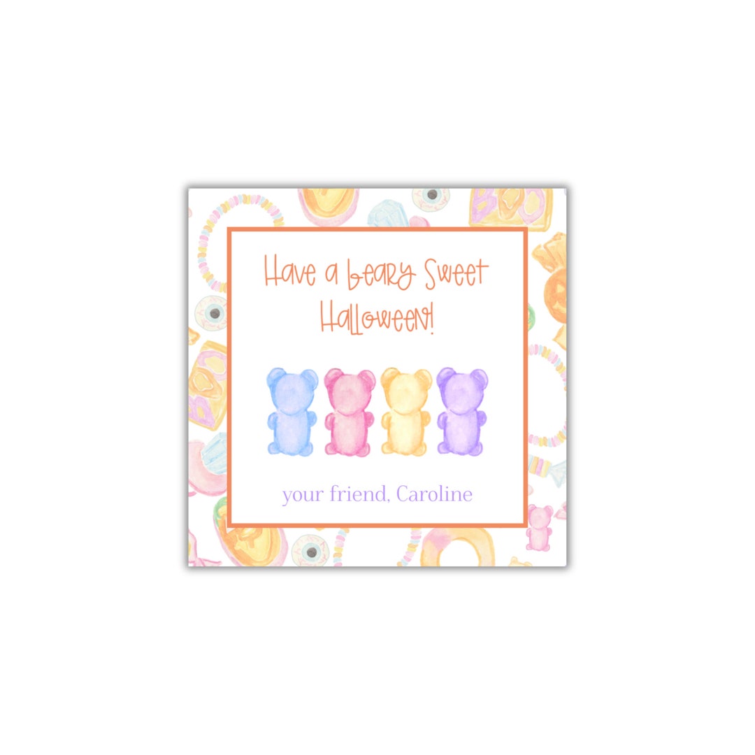 Printable Halloween Gift Tag Template Printable Tags Halloween Tags ...