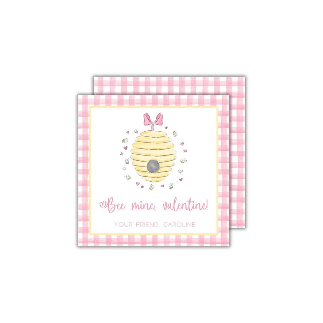 Printable Valentine Tags Bee Mine Valentine Cards Bee Valentines Kids ...