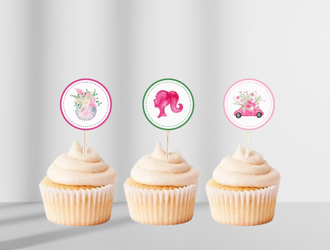 Printable Barbie Cupcake Toppers Instant Download Girl - Etsy Canada