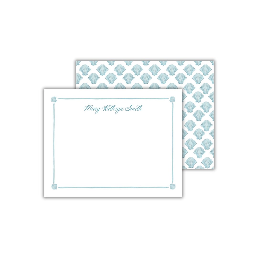 Coastal Note Cards - Watercolor Coastal Stationery for Women ...