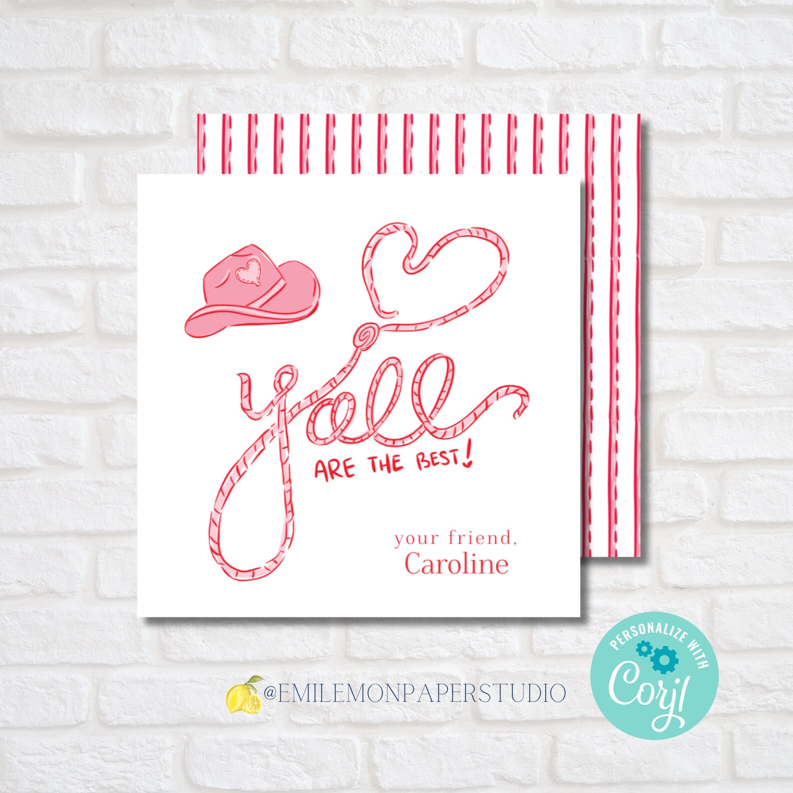 Printable Valentine Tags Cowgirl Valentine Cards Rodeo Valentines ...