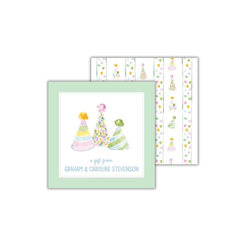 Girls Green Calling Card - Etsy
