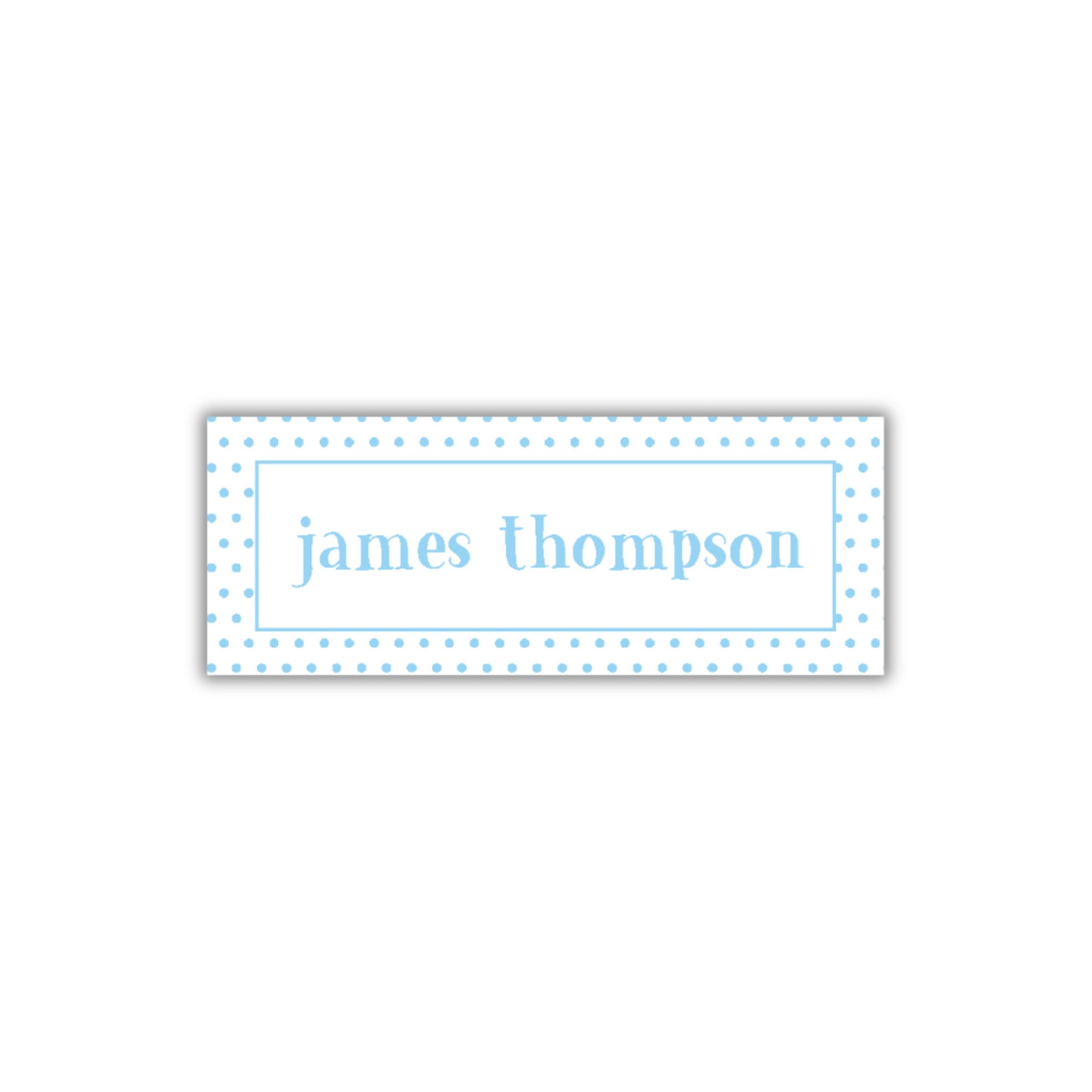Printed Water Resistant Name Label Stickers Personalized School Supply ...
