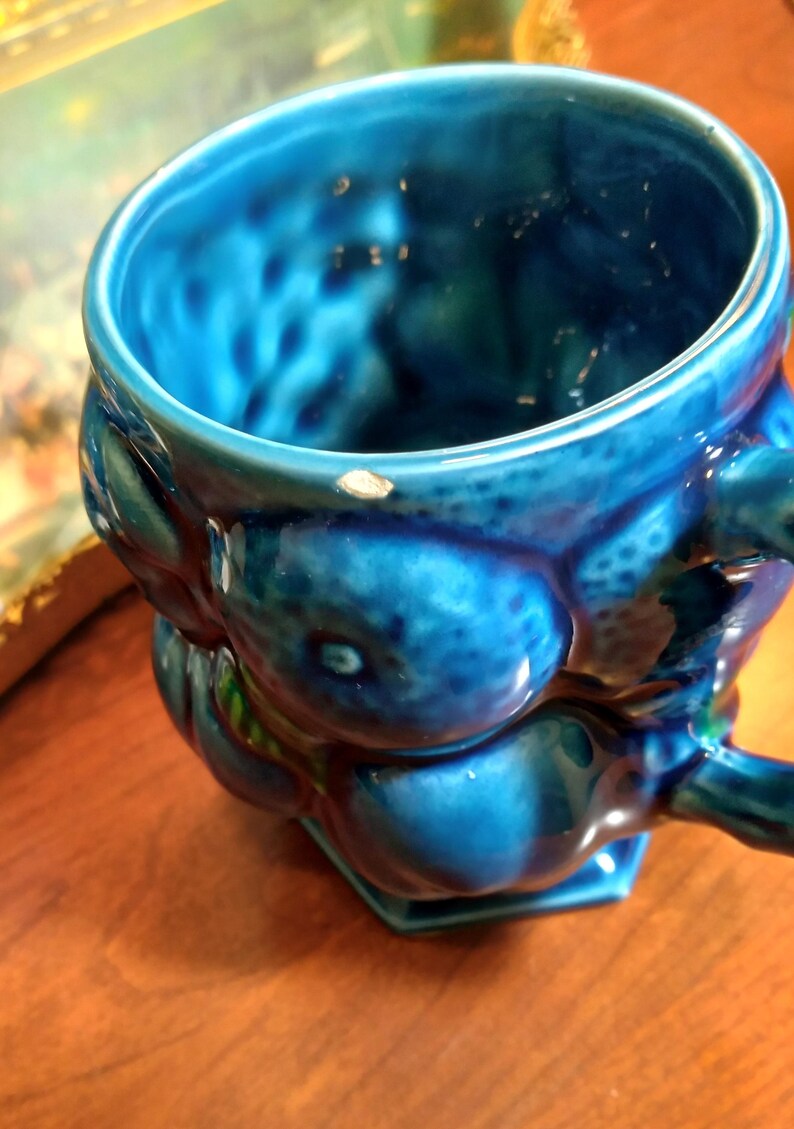 Vintage Inarco Blue Mood Indigo Mug Set of (4) - Etsy
