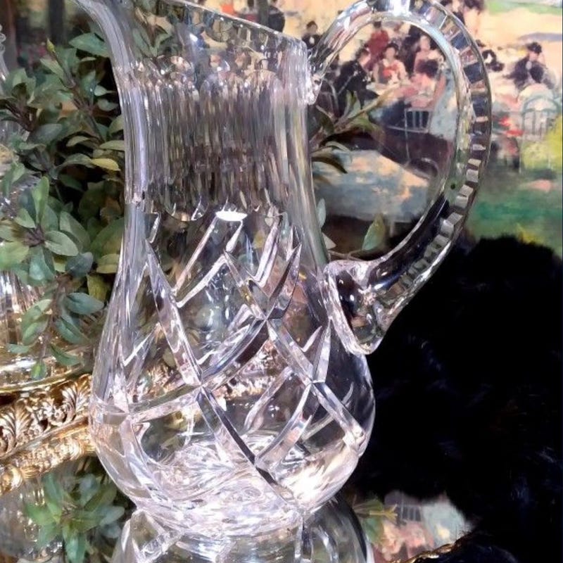 Crystal Pitcher - Etsy