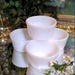 Vintage Glasbake Custard Glass Cups Set of (4) | Glasbake White Baking ...