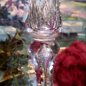 American Brilliant Period Cut Glass Candlestick Holders Set of (2 ...