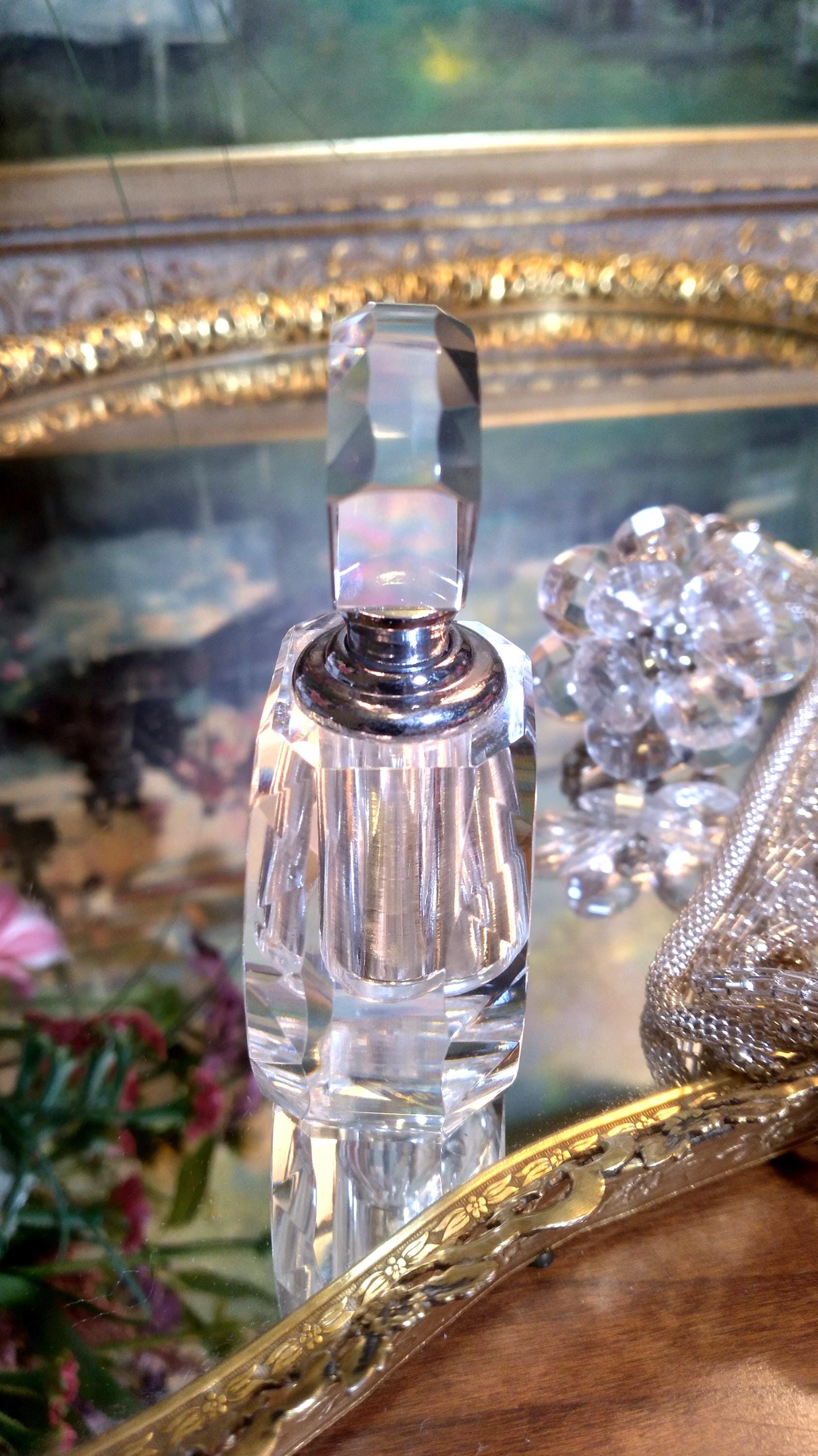 Fifth Avenue Crystal Perfume Bottle W Dauber - Etsy