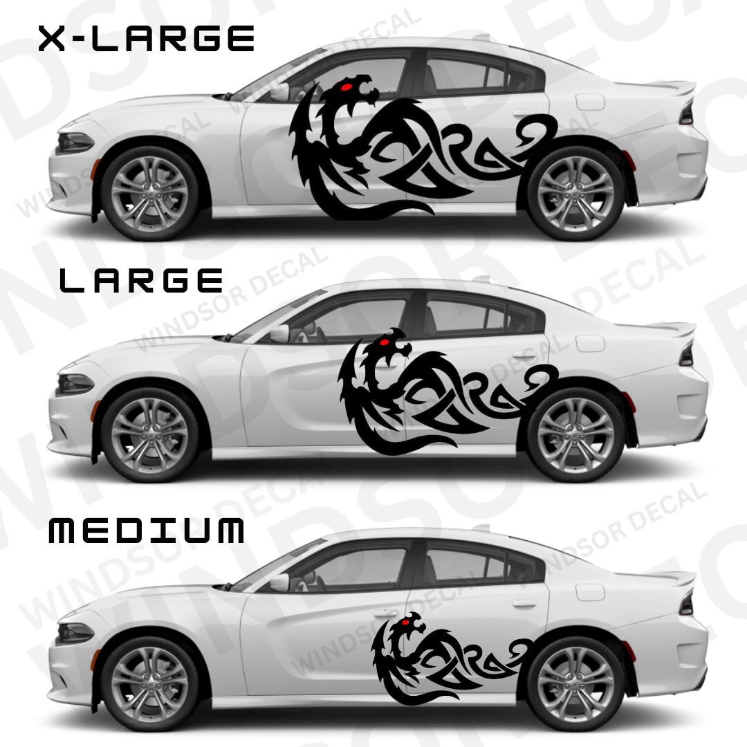 Dragon Eye Car Decal for Challenger Hellcat, Universal Fit 1 Pair - Etsy
