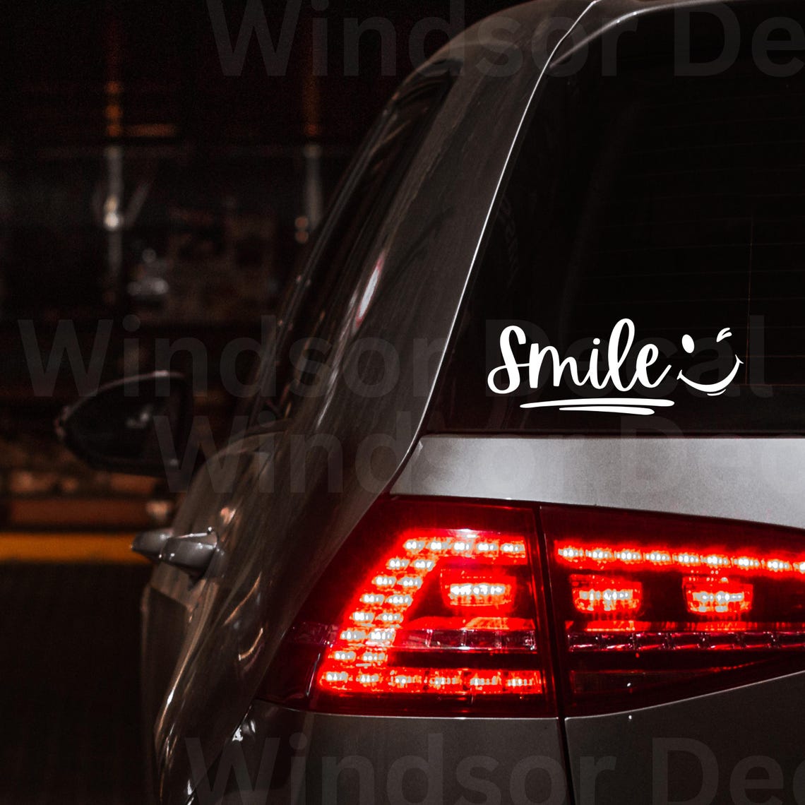 2X Smile Decal Inspiring Happy Decal Make My Day Vinyl Sticker Smile ...