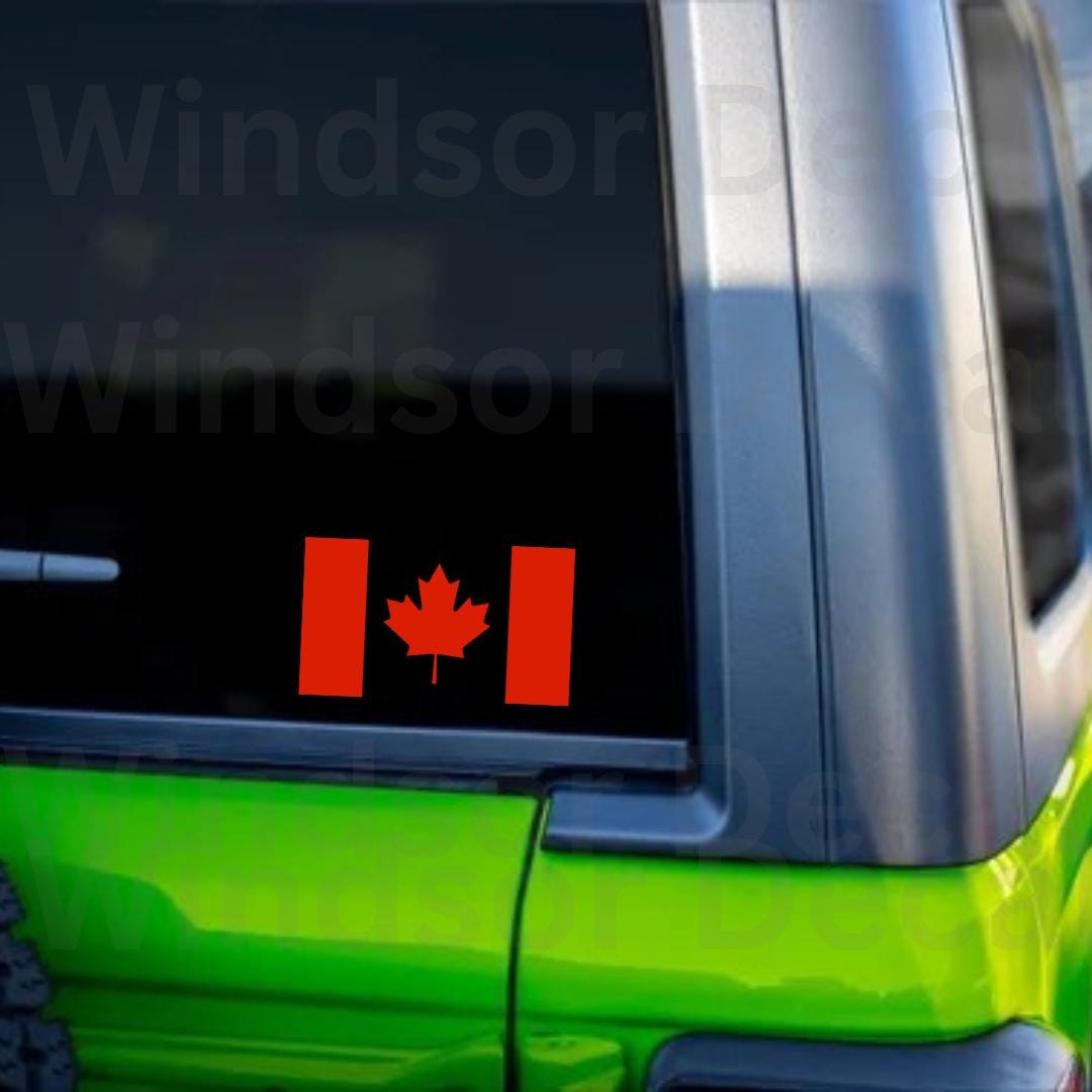 2X Canada Flag Decal: Car Truck Window Decal - Etsy