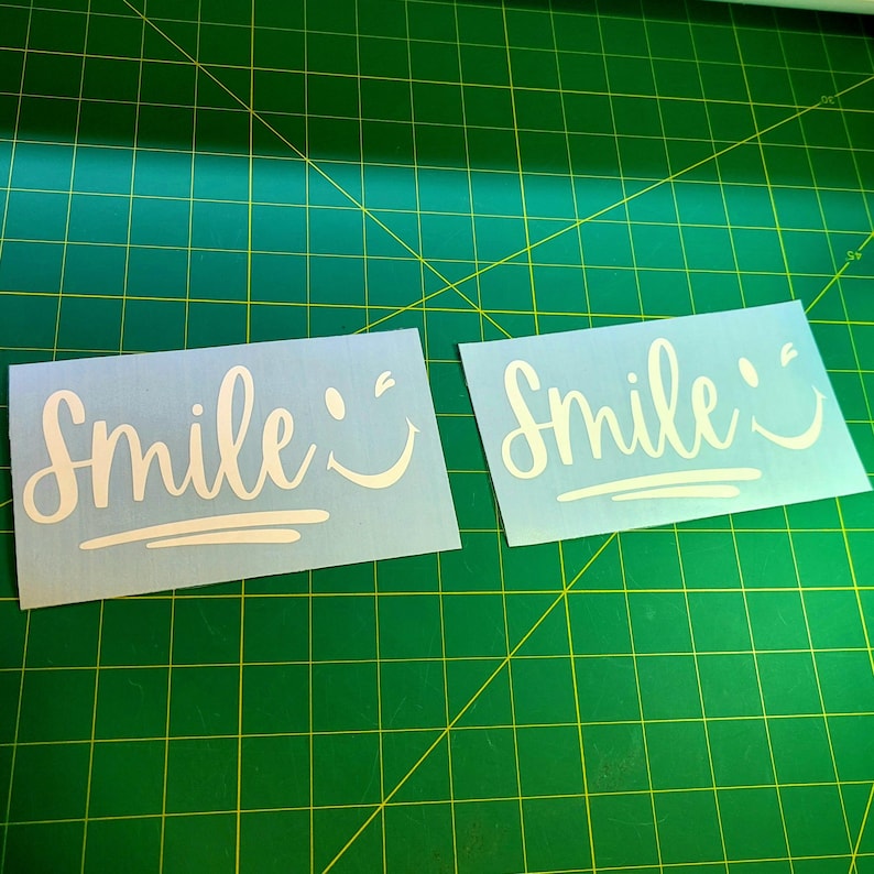 2X Smile Decal Inspiring Happy Decal Make My Day Vinyl Sticker Smile ...
