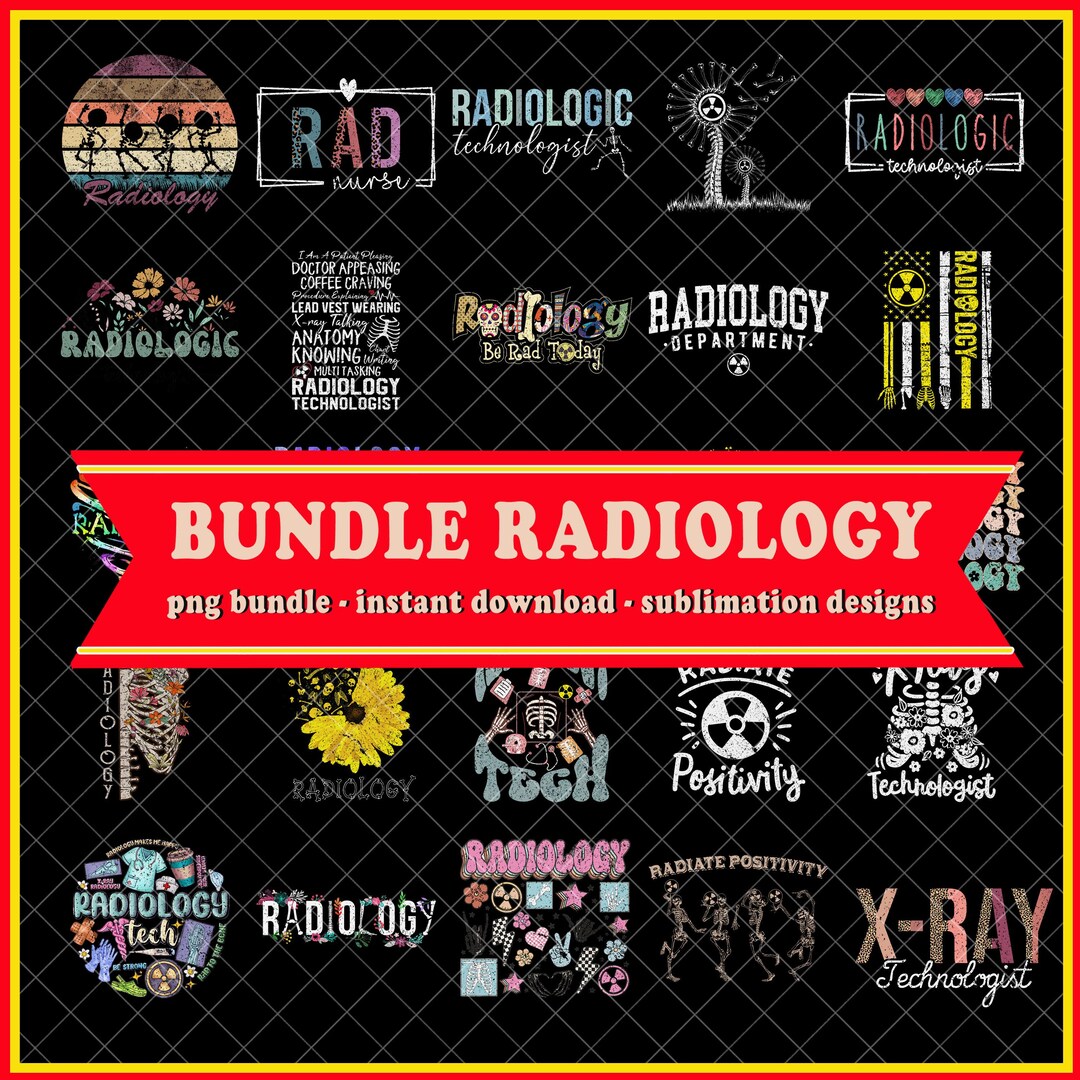 Retro Radiology Png Bundle, Radiology Technologist, Radiology Tech Life ...
