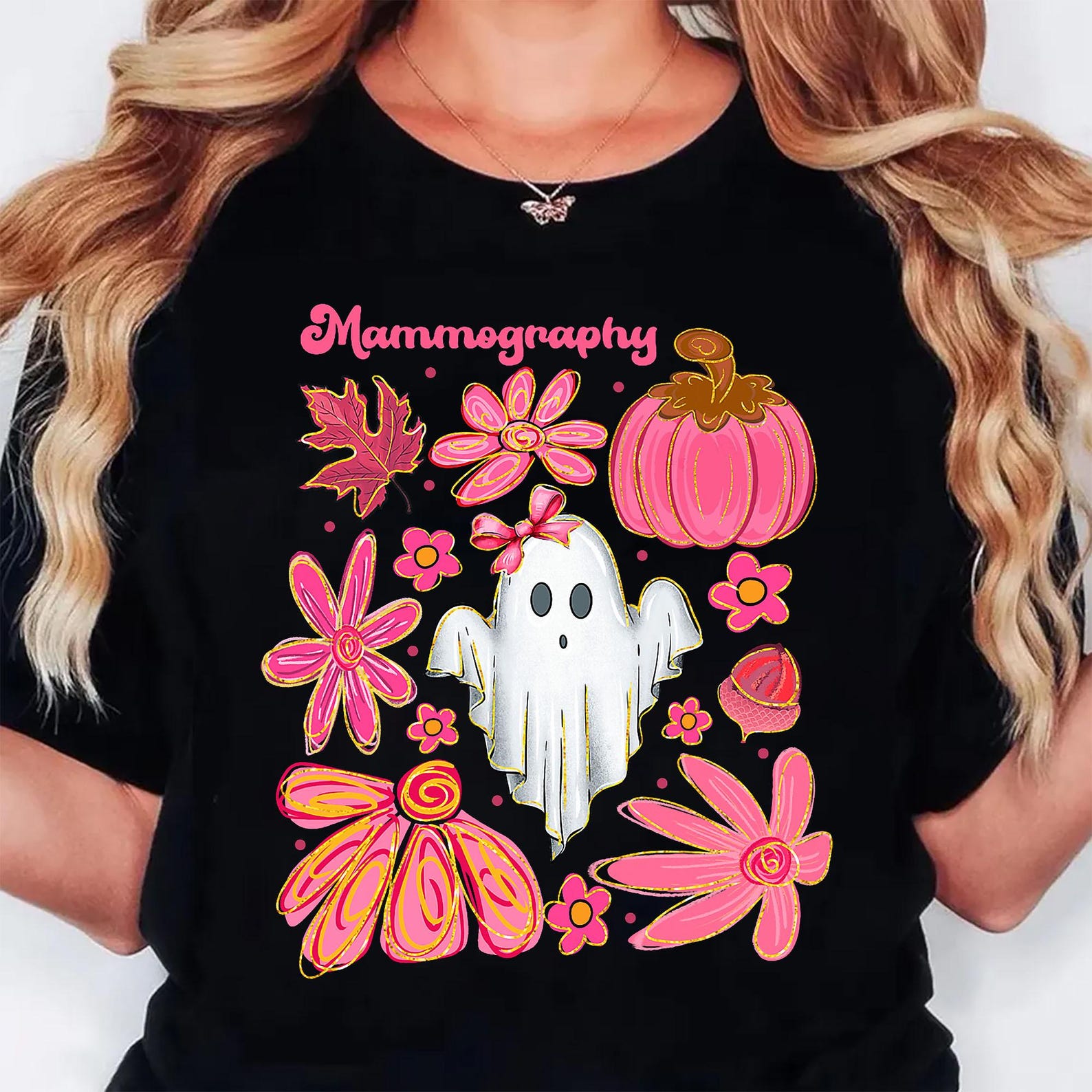 Mammo Tech PNG Bundle, Spooky Mammography Technologist Png, Breast ...