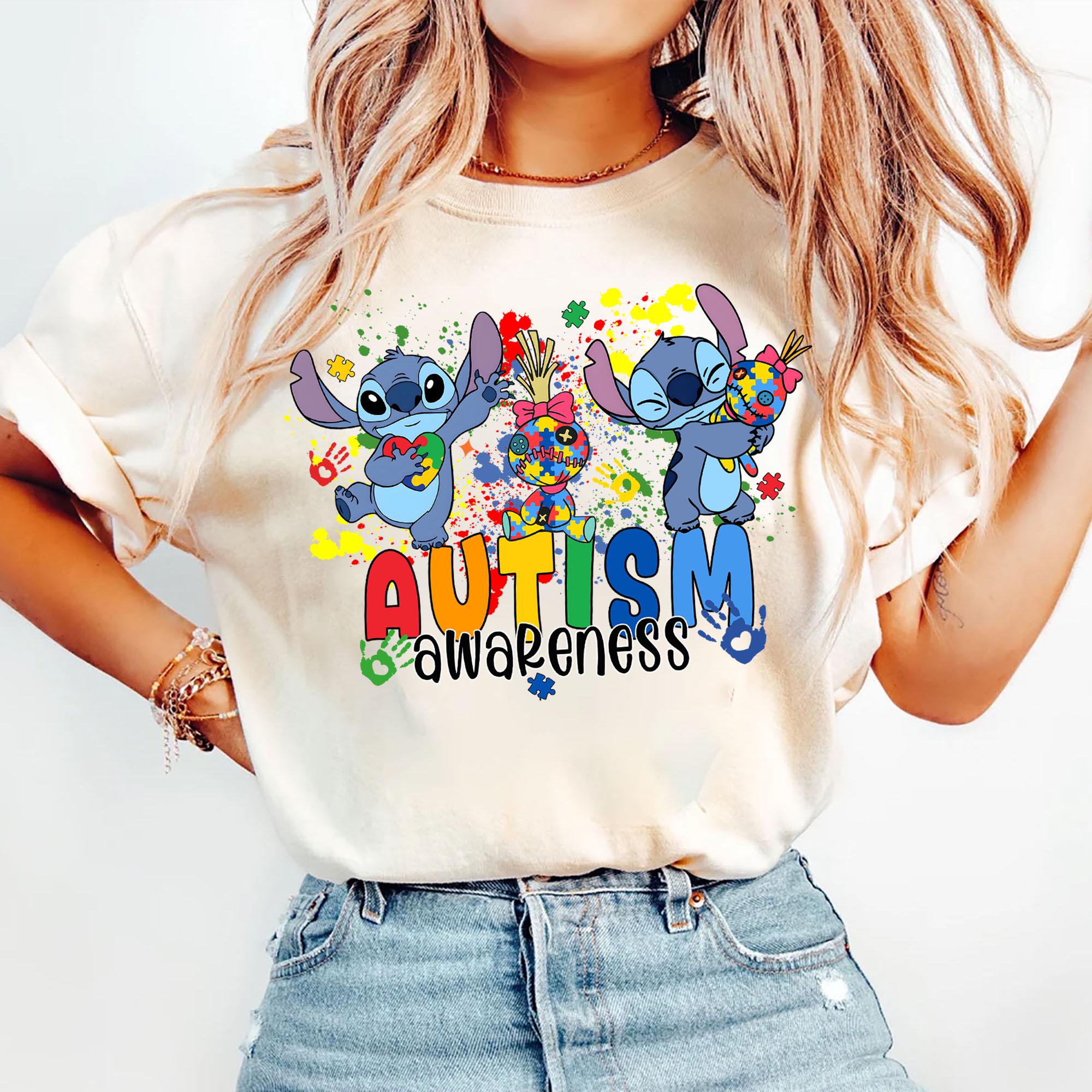 Stitch Autism Awareness Png, Lio and Stitch It's Ok to Be Different Png ...