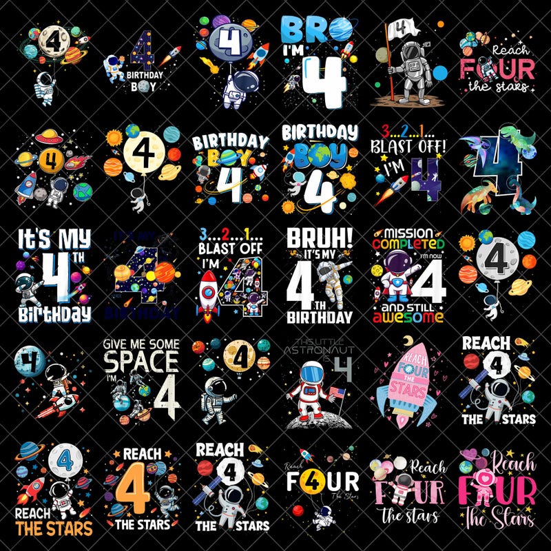 Stars With Number - Etsy