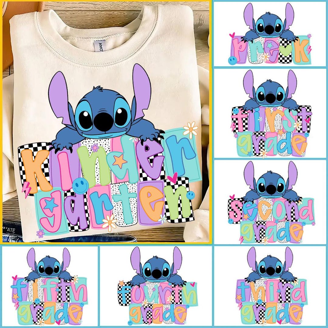 Preppy Pre-k to 4th Grade, Cartoon Pastel Neon Png, Cartoon First Day ...