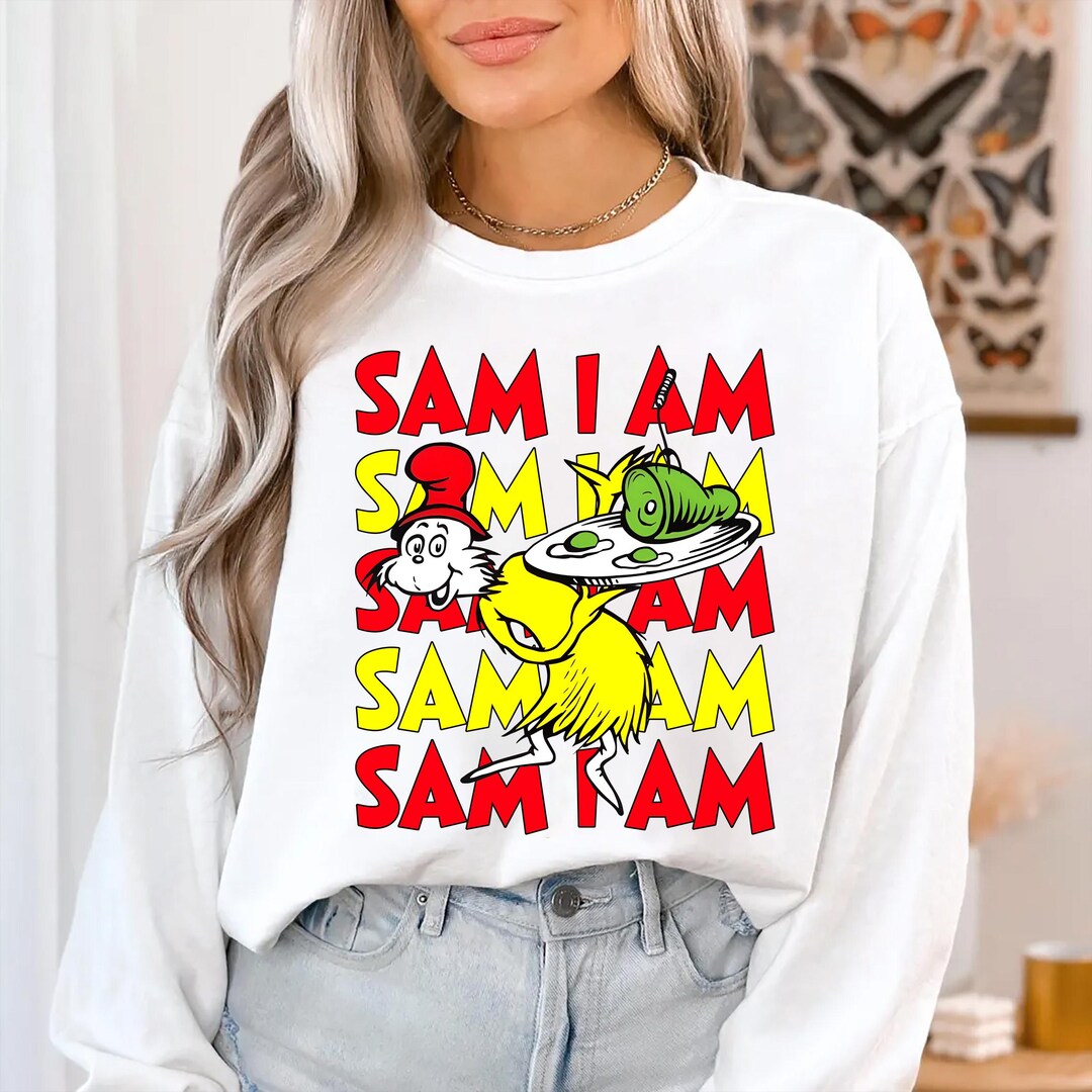 Sam I Am Png, Green Eggs and Ham Png, Read Across America Day Png ...