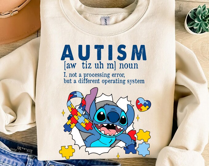 Stitch Autism Awareness Png, Lio and Stitch Autism Png, Stitch Autism ...