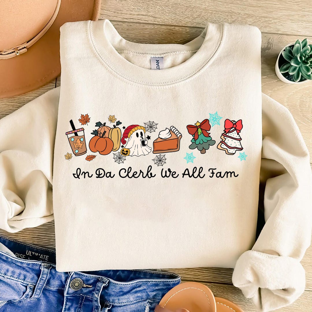 In Da Clerb We All Fam Png, Thanksgiving Png, Christmas Tree Coquette ...