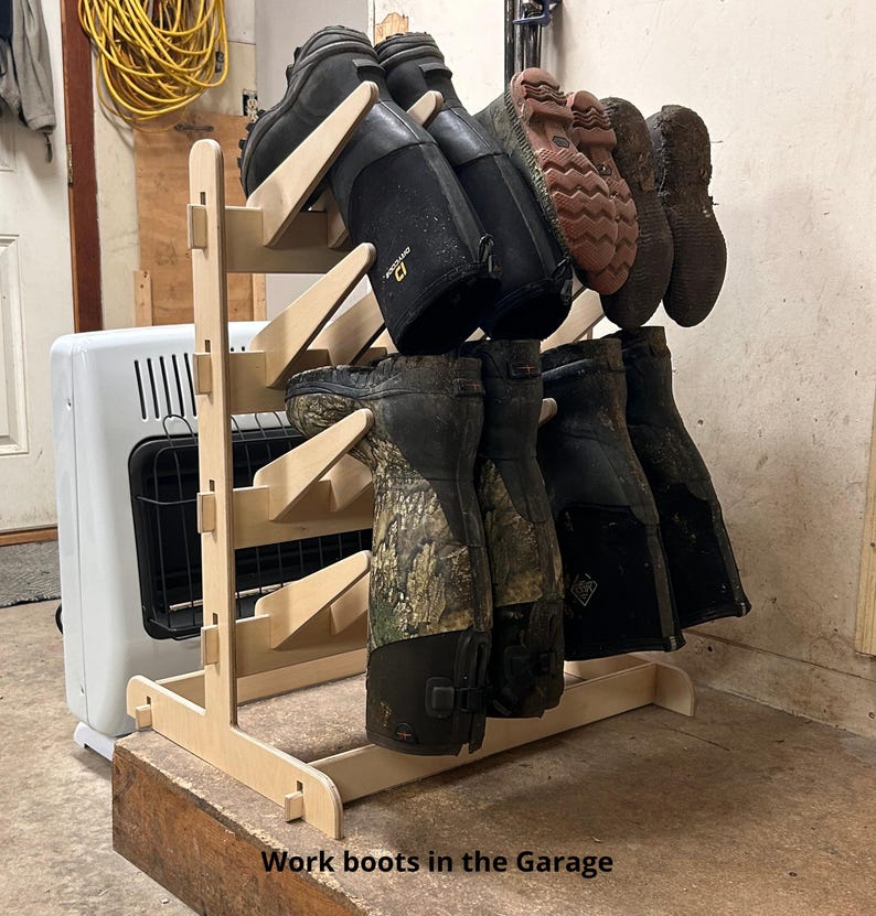 The Drystation – Wooden Drying Rack for Boots, Hats & Gloves – Perfect ...