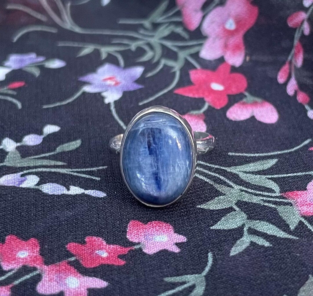925 Sterling Silver Gemstone Ring, Dainty Ring, Crystal Stone, Handmade ...